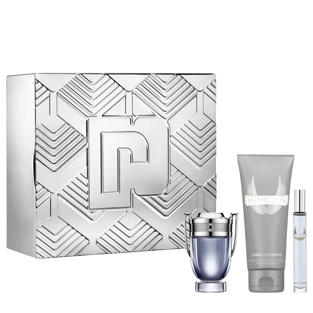 Paco Rabanne Invictus EDT 50ml Gift Set - perfumeuk.co.uk